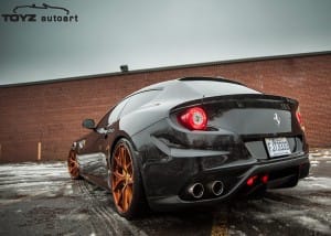 Ferrari FF with HRE S101 in Brushed Copper UK supliers – Prestige Wheel ...
