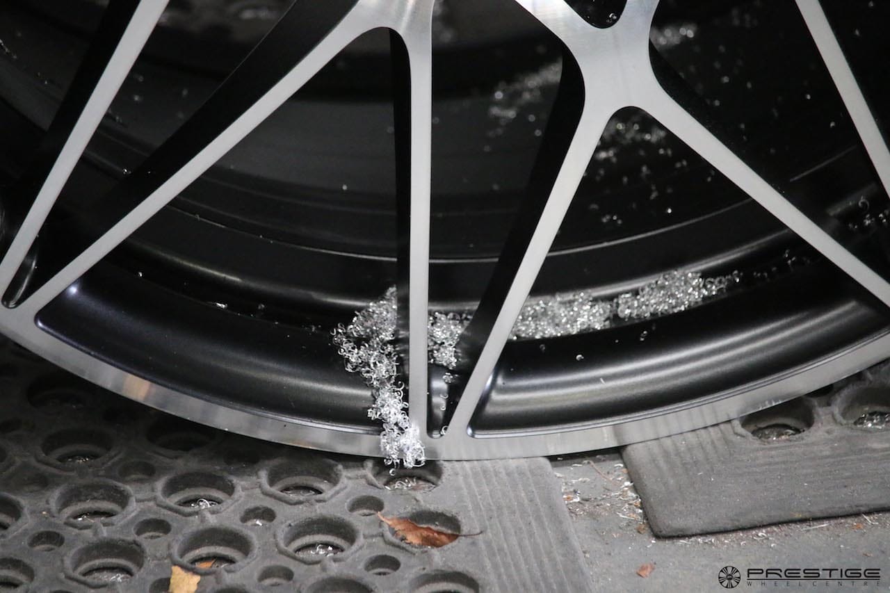 BMW F82 M4 666M smoked finish, wheels get refurbished at Prestige Wheel ...