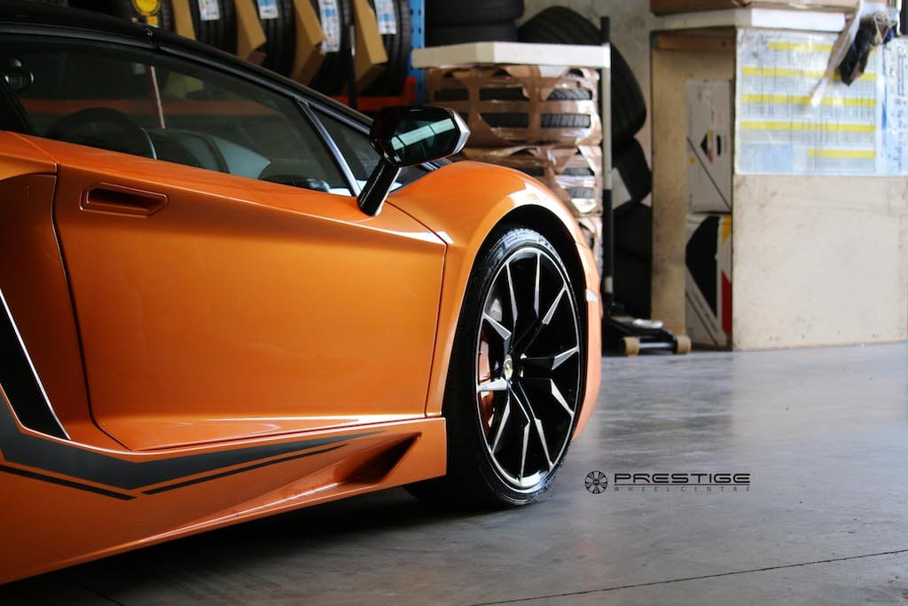Lamborghini Aventador alloy wheel refurbishment at Prestige Wheel ...