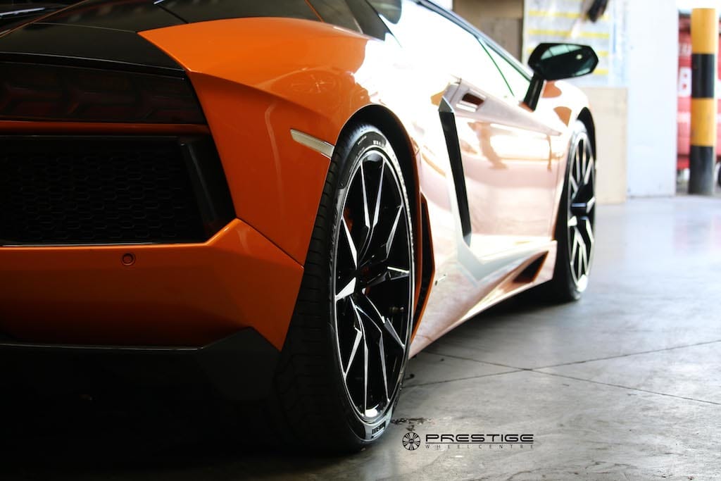 Lamborghini Aventador alloy wheel refurbishment at Prestige Wheel ...