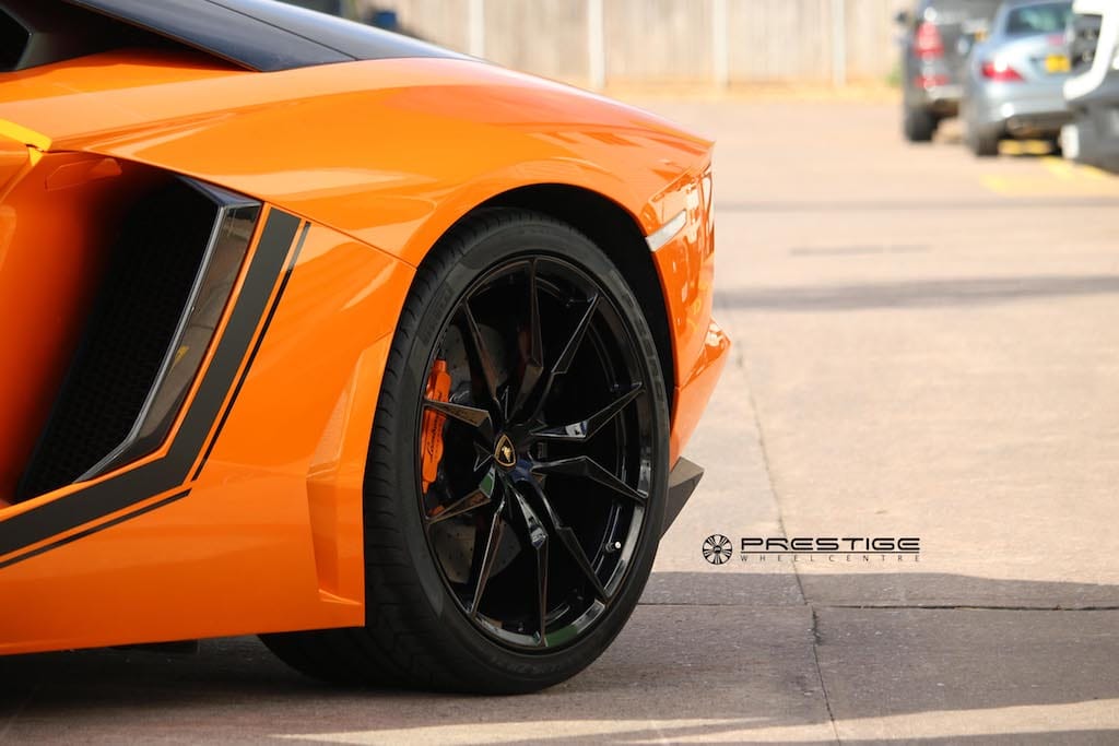Lamborghini Aventador alloy wheel refurbishment at Prestige Wheel ...